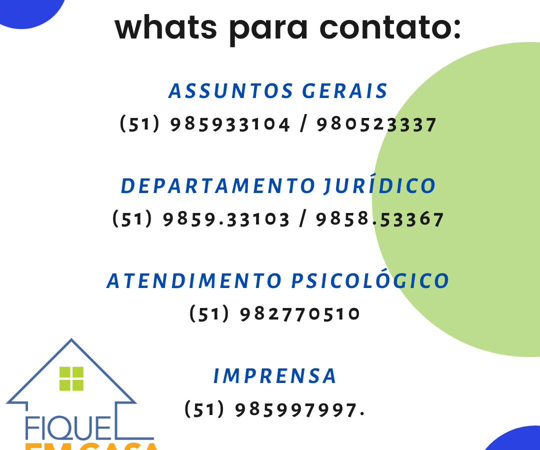 Atenção para os telefones de contato com seu sindicato!